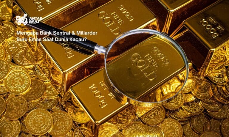 Mengapa Bank Sentral & Miliarder Buru Emas Saat Dunia Kacau?